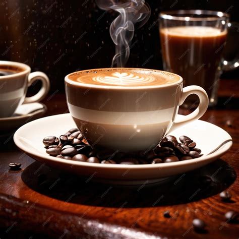 Premium Photo Cappuccino Italian Style Milk Coffee Hot Beverage Drink