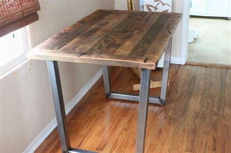 The Polish Carpenter Rustic Dining Table With Metal Legs