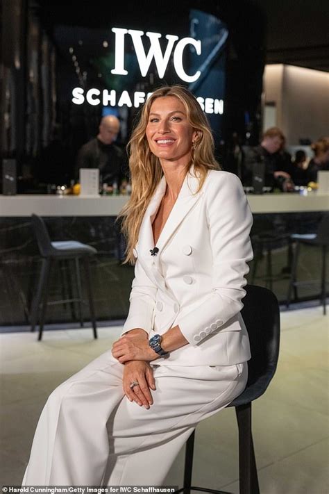 Gisele Bundchen Goes Topless Beneath White Pantsuit At Watches And Wonders Event In Switzerland