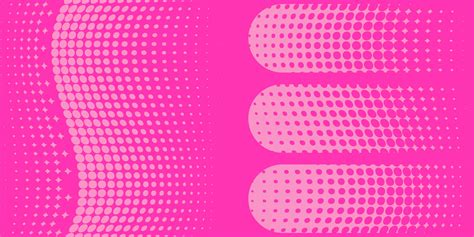 Abstract Pink Halftone Background Flat Design 18769830 Vector Art At