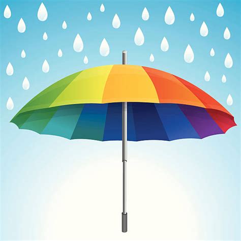 Rainbow Umbrella Illustrations Royalty Free Vector Graphics And Clip Art