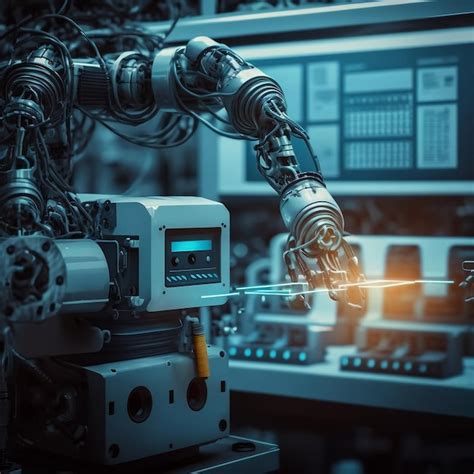 Premium Photo Universal Industrial Robotics Arm Automatic Robotic