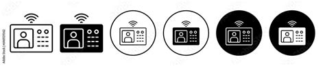 Intercom Icon Two Way Communication Device Use In Home Office Flight
