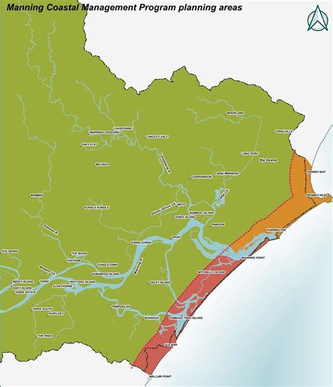 Figure 2 Map Of The Planning Areas For The Three Separate Coastal