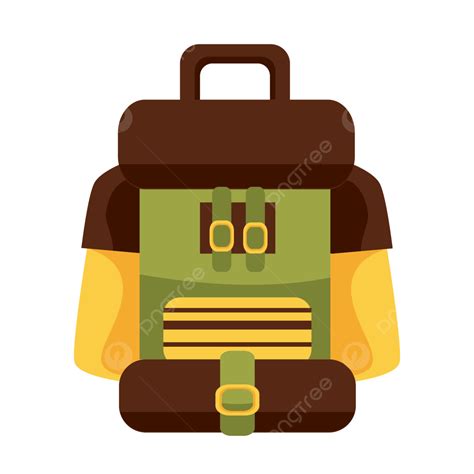 Camping Backpack Cartoon At Danielle Harrison Blog