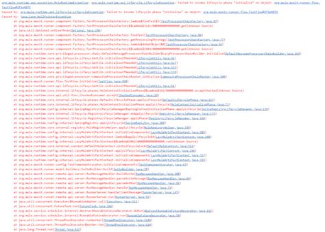 Orgmuleruntimeapilifecyclelifecycleexception Failed To Invoke Lifecycle Phase Initialise