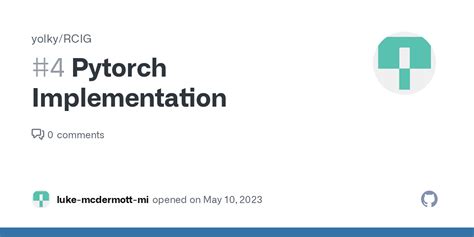 Pytorch Implementation · Issue 4 · Yolkyrcig · Github