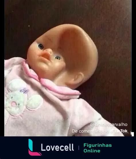 Figurinha Boneca Com Cabeça Amassada Para Whatsapp Lovecell