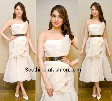 Tamannaah Bhatia In Mihano Momosa South India Fashion