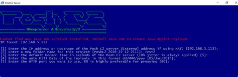 PoshC A Fully Powershell Command And Control Server