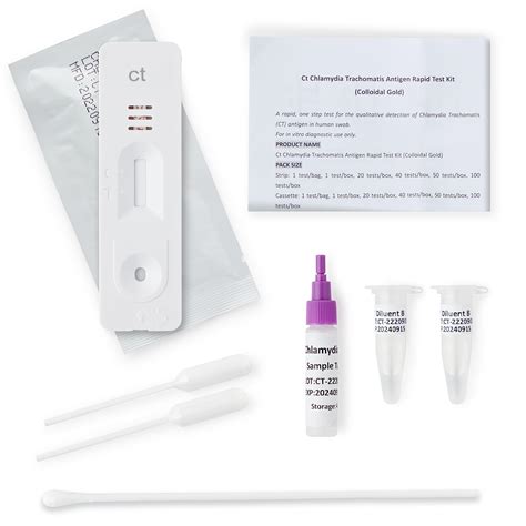 Chlamydia Home Test Kit Male Or Female Antigen Self Testing Kit For Health Kit With Quick
