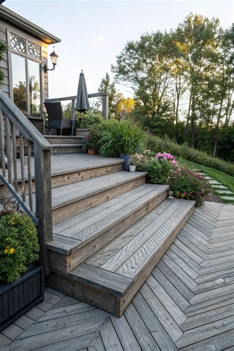 Deck Steps Inspiration To Transform Your Outdoor Living Light And Layer