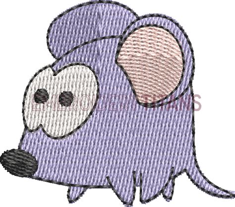 Mouse Om Nom Stories Free Machine Embroidery Design Download In Pes