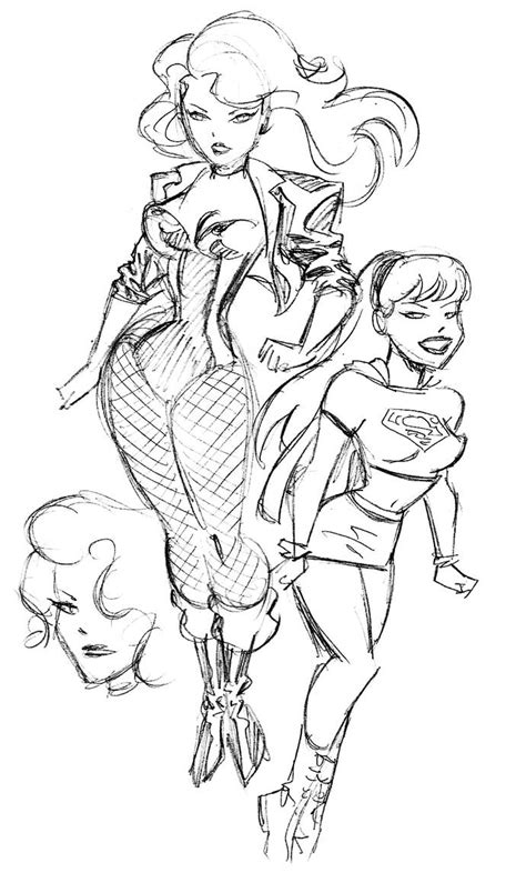 Girls In Bruce Timm Style By Allpat On Deviantart