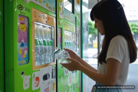 Ai创作图智能回收站 自动化饮料售卖 自助买水 智能垃圾回收 自助售货柜 全自动售卖 个性售水 减塑捡塑 便民服务自助售货 自助柜取件 自助式