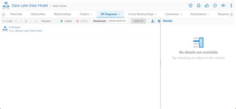 Edit A Data Model Er Diagram Talend Data Catalog Help