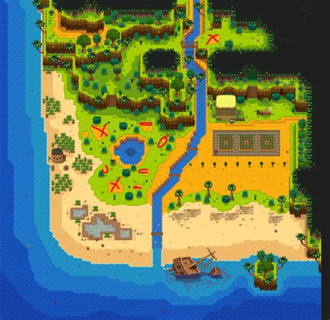 Island Ingredients Ginger Map Guide Rstardewvalley