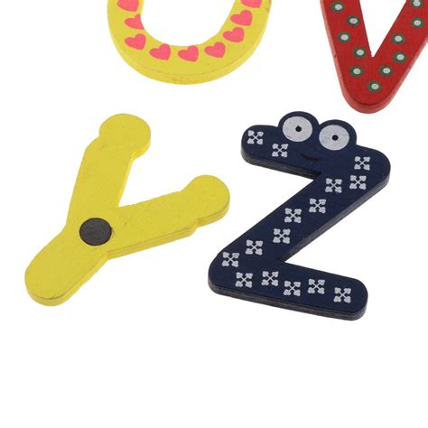 Wooden Letters Alphabetic Fridge Magnet Alphabet K Grandado