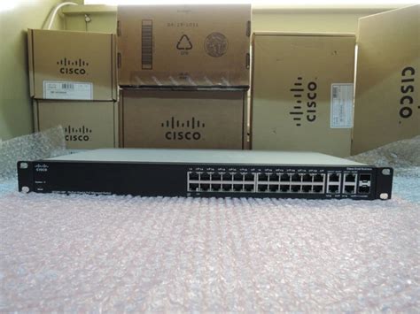 Cisco Sg300 28p 28 Port Gigabit Poe Managed Switch Real Time Listing