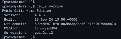 how to install pydio cells on almalinux 9