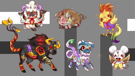 Digimon X Pokemon Devas Set Open By Pikachim22 On Deviantart