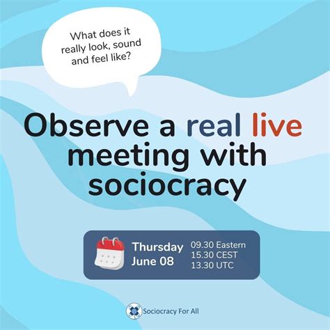 Sociocratic Meeting Co Sociocracy For All