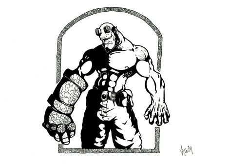 Hellboy Drawing Free Download On Clipartmag