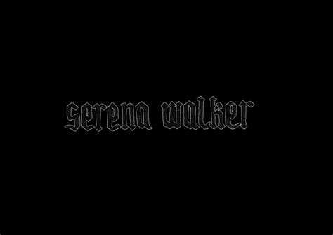 About 1 — Serena Walker
