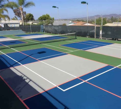 Hollywood Pickleball Court Construction Ferandell Tennis Courts