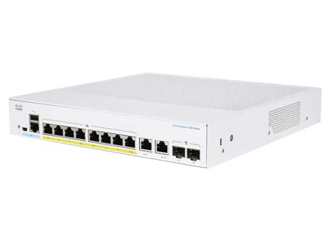 Cisco Cbs350 8p 2g Au Cbs350 8 Port Gigabit Poe 67w Managed Ethernet Switch W 2x1g Sfp