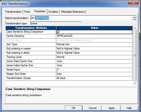Joiner Transformation In Informatica