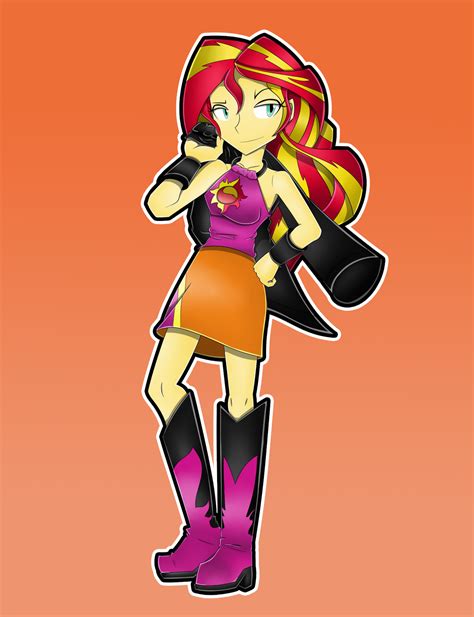 Human Sunset Shimmer By Flam3zero On Deviantart