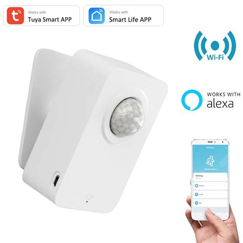 Tuya Smart Wifi Pir Motion Sensor Wireless Mini Sensor Detector Infrared Human Motion Battery