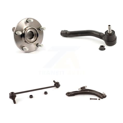 Hub Bearing Lower Arm Outer Tie Rod Link Front Right Kit For Nissan