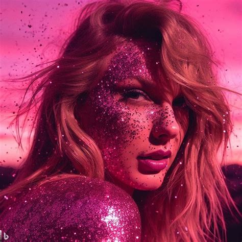Taylor Swift Pink Glitter