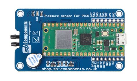 Pressure Sensor With LCD Display With Raspberry Pi Pico W SB Components Botland