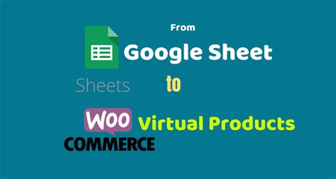 Google Spreadsheet To Woocommerce Virtual Products Wppluginsforyou