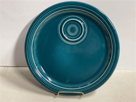 Fiesta Juniper Snack Welled Serving Tray Keeping It Real Collectables