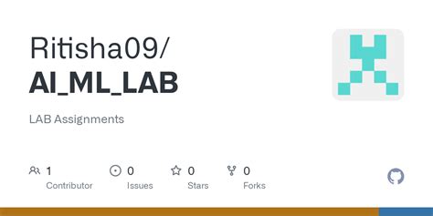 github ritisha09 ai ml lab lab assignments