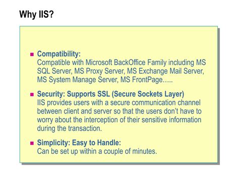 iis internet information service nsa ppt