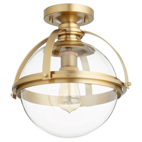 Quorum International 38 13 13 Wide Semi Flush Globe Ceiling Fixture