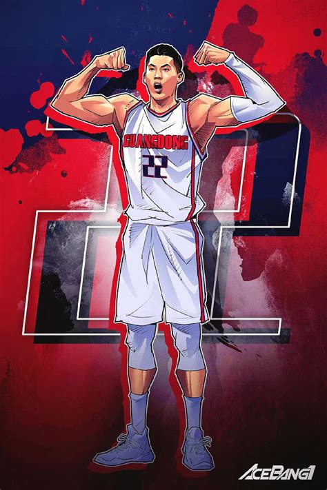 体育篮球cba广东宏远美漫插画集 易建联赵睿胡明轩徐杰acebang 站酷zcool