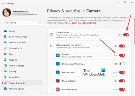 Fix 0xa00f4245 0x80070005 Camera Error On Windows 1110