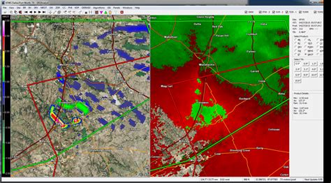 Nrot On Gr2 Radar Was Going Crazy On The Backside Of The Texas Storm Is It Picking Up On The