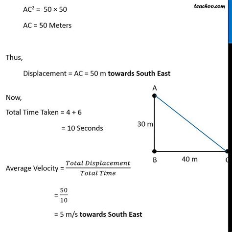 How To Find Average Velocity With Examples Teachoo Concepts