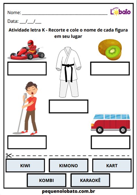 Atividades Com A Letra K Em