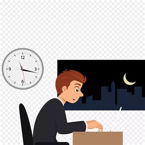 夜晚工作的商务男子png图片素材下载图片编号yxvepzby 免抠素材网