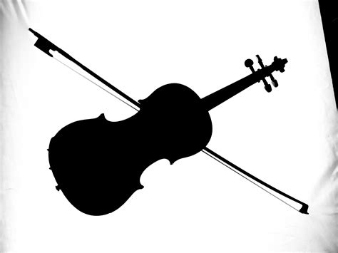 Clip Art Violin Silhouette At Lisa Bridges Blog