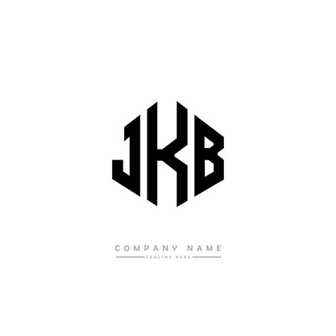 Diseño De Logotipo De Letra Jkb Con Forma De Polígono Jkb Polígono Y
