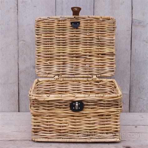 Mand Met Deksel M Naturel Rotan Bestel Online Migostyling